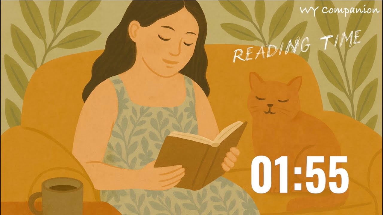 Reading Time | Chill Lofi, Coffee, and Cat | 2-Minute Reset + 2-Hour ...