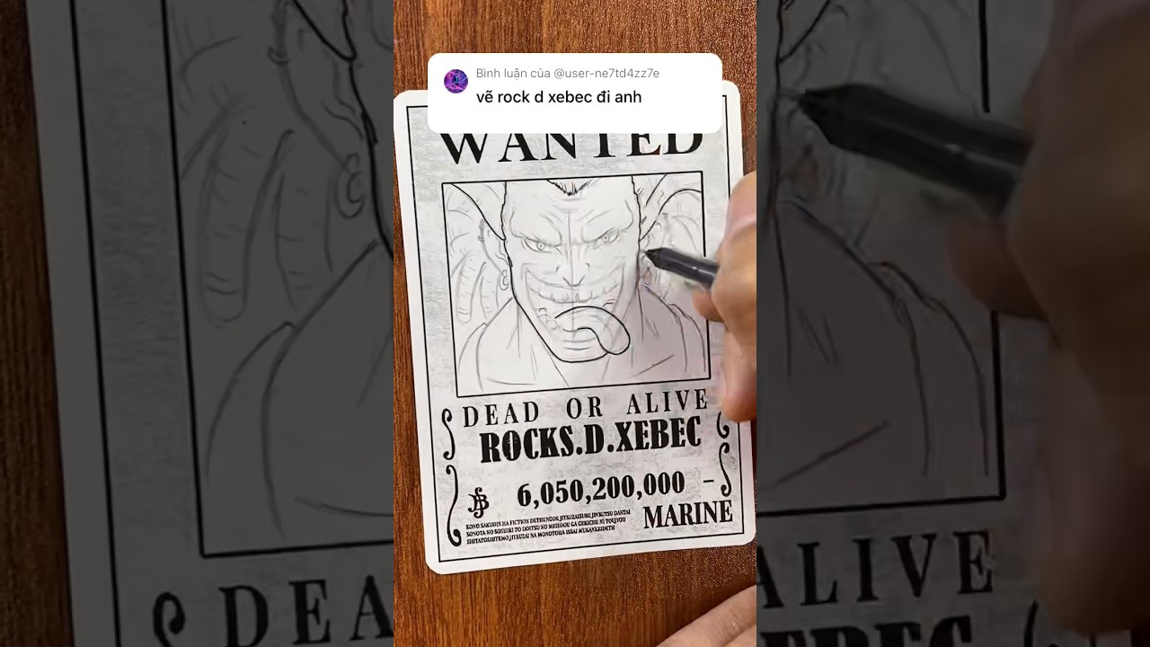 Drawing Rocks D Xebec from One Piece #onepiece #luffyfanart #drawing ...