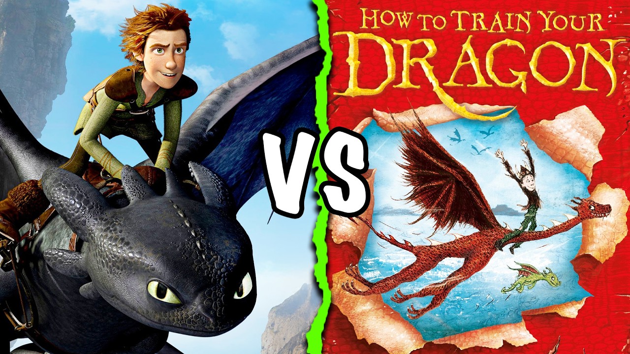 How to Train Your Dragon is COMPLETELY Different from the Book - YouTube