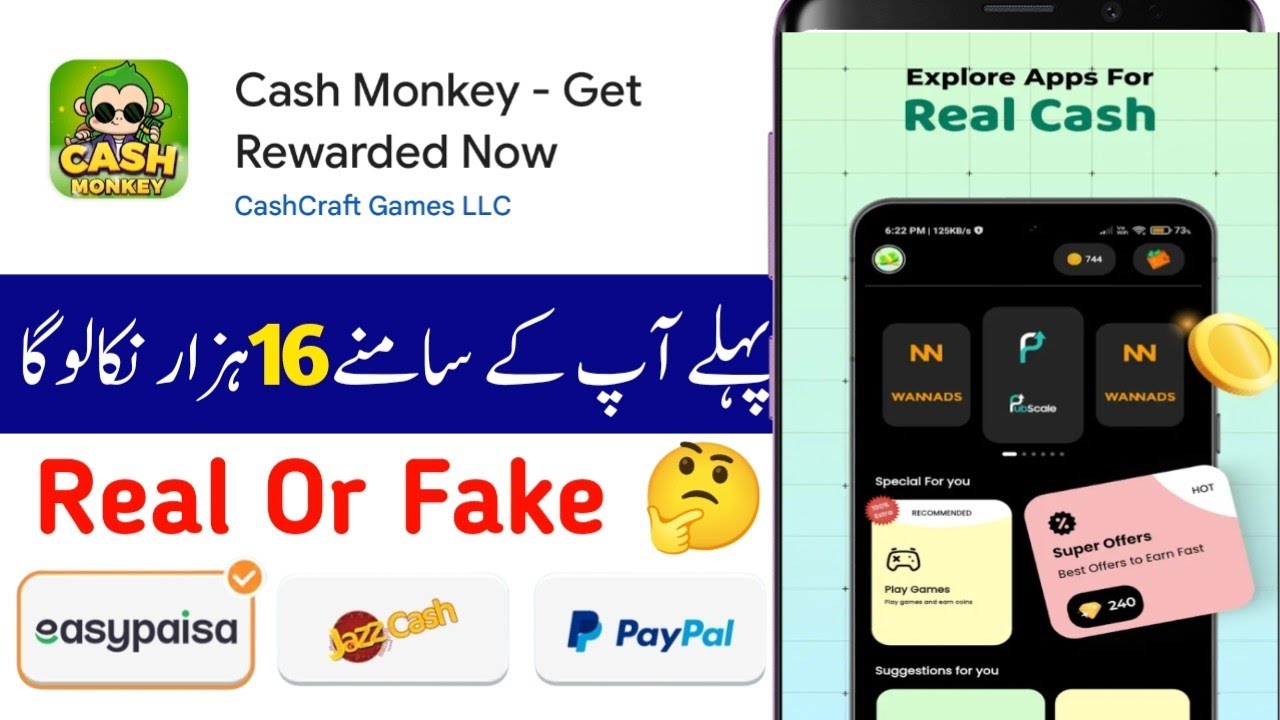 cash monkey app se paise kaise kamaye | cash monkey payment proof ...