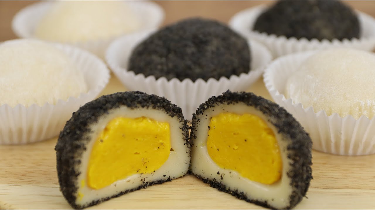 Super Delicious & Stretchy Mochi 超好吃又可拉丝的麻糬 - YouTube