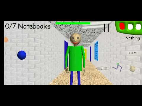 saya akan mencoba game baldi yang sangat mengerikan, BLADI BASIC - YouTube
