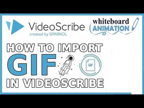How To Import Animated GIF File In Videoscribe Software Part 8 ...