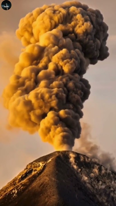 Kanlaon Volcano Eruption Caught on Camera! 🌋 Philippines Shocked #Shorts - YouTube