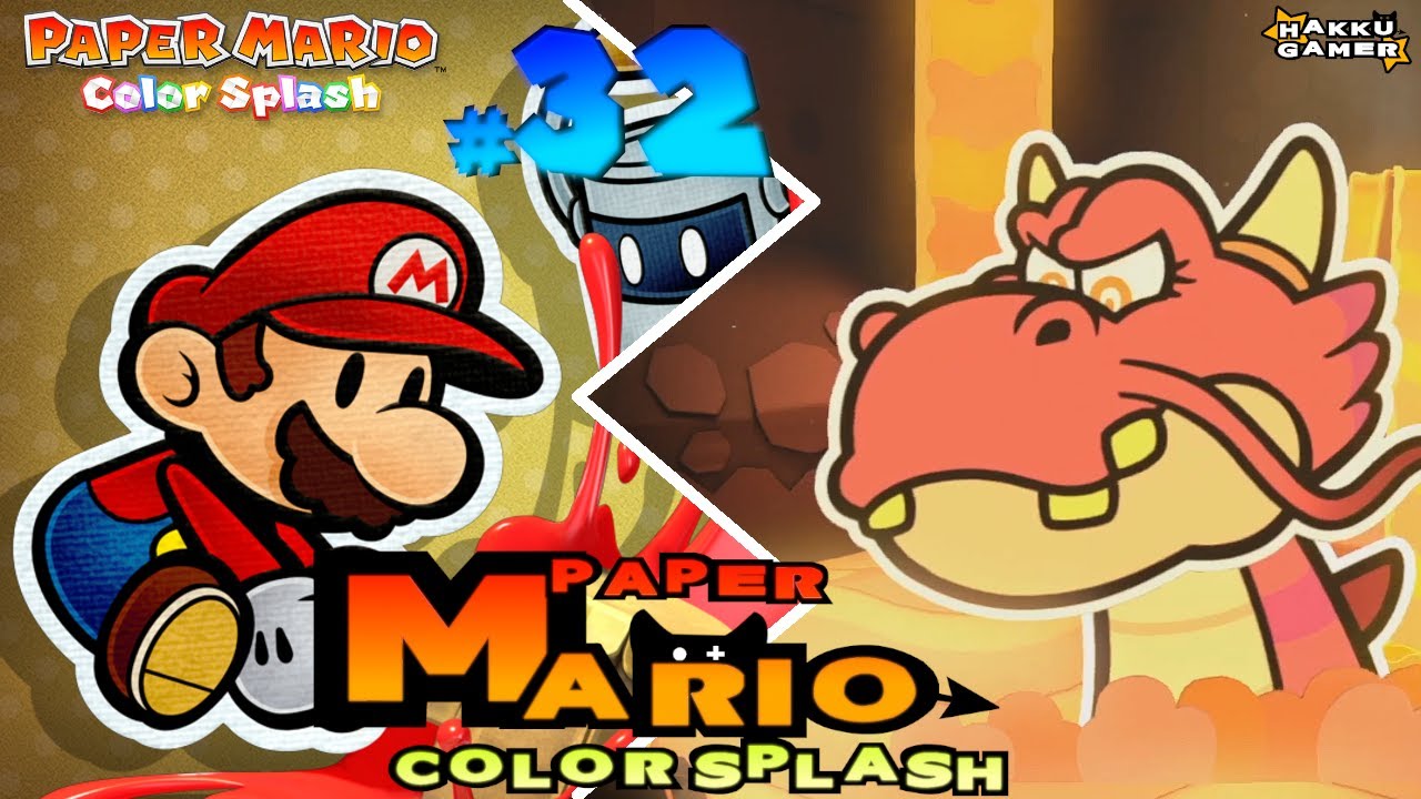 Draggadon vuelve al Volcán Rubicundo!!⭐#32 - Paper Mario: Color Splash ...