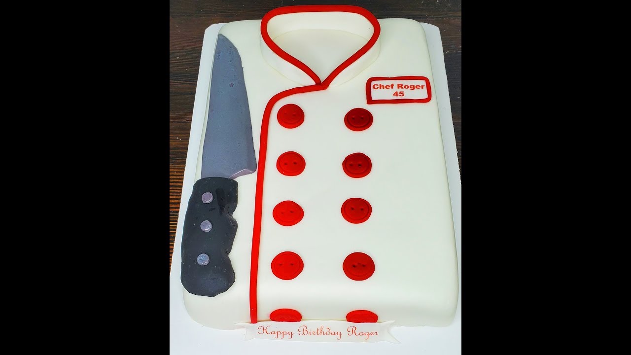 How to make a Chef's Jacket Cake - YouTube