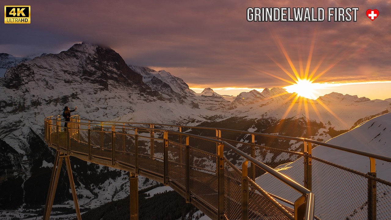 Jaw-dropping Views On Grindelwald First Cliff Walk in Switzerland - YouTube