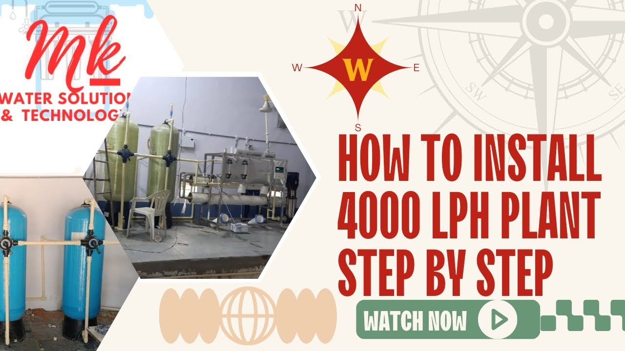 how to install 4000 lph water plant? 4000 lph వాటర్ ప్లాంట్ ఇంస్టాల్ ...