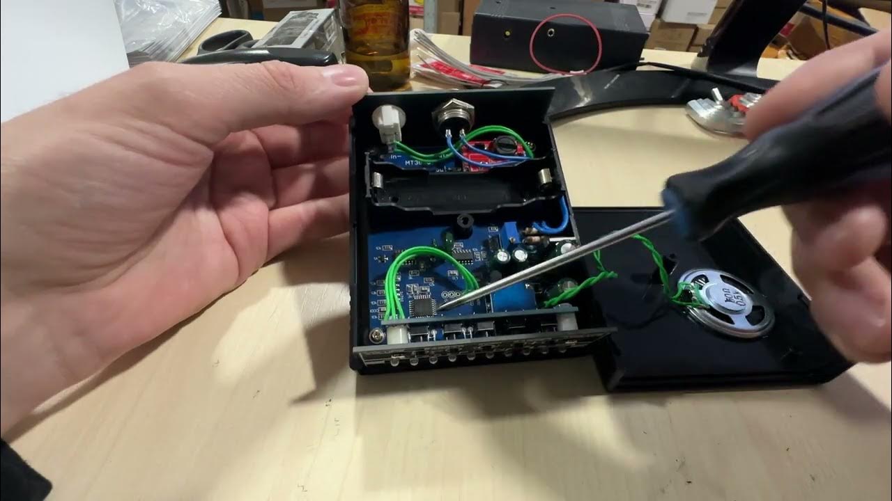 PI metal detector Clone PI W control unit - YouTube