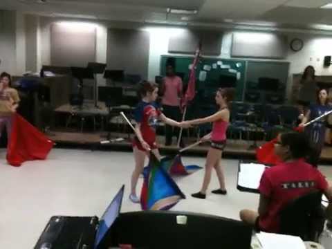 Winterguard Practice 2012 - YouTube
