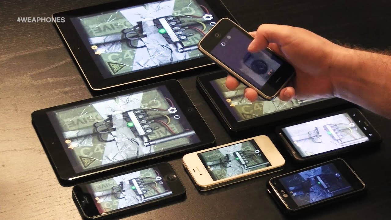 C4 with Cell Phones and Tablets (Weaphones: Firearms Simulator) - YouTube