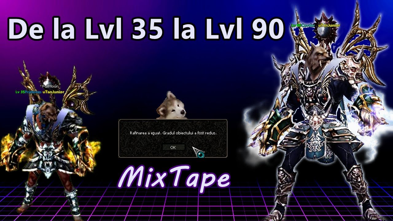 De la Lvl. 35 la 90 MixTape Metin2Ro TR - YouTube