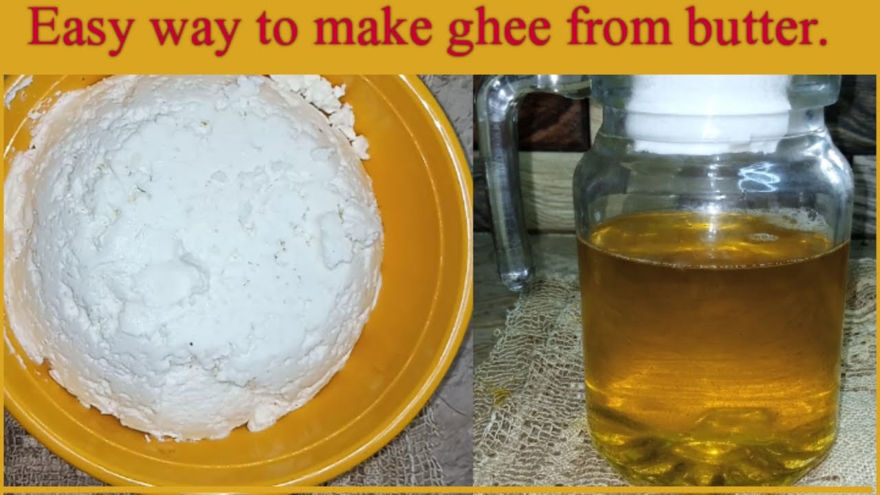 How to make ghee from butter | purest ghee recipe | Foods by anum - YouTube
