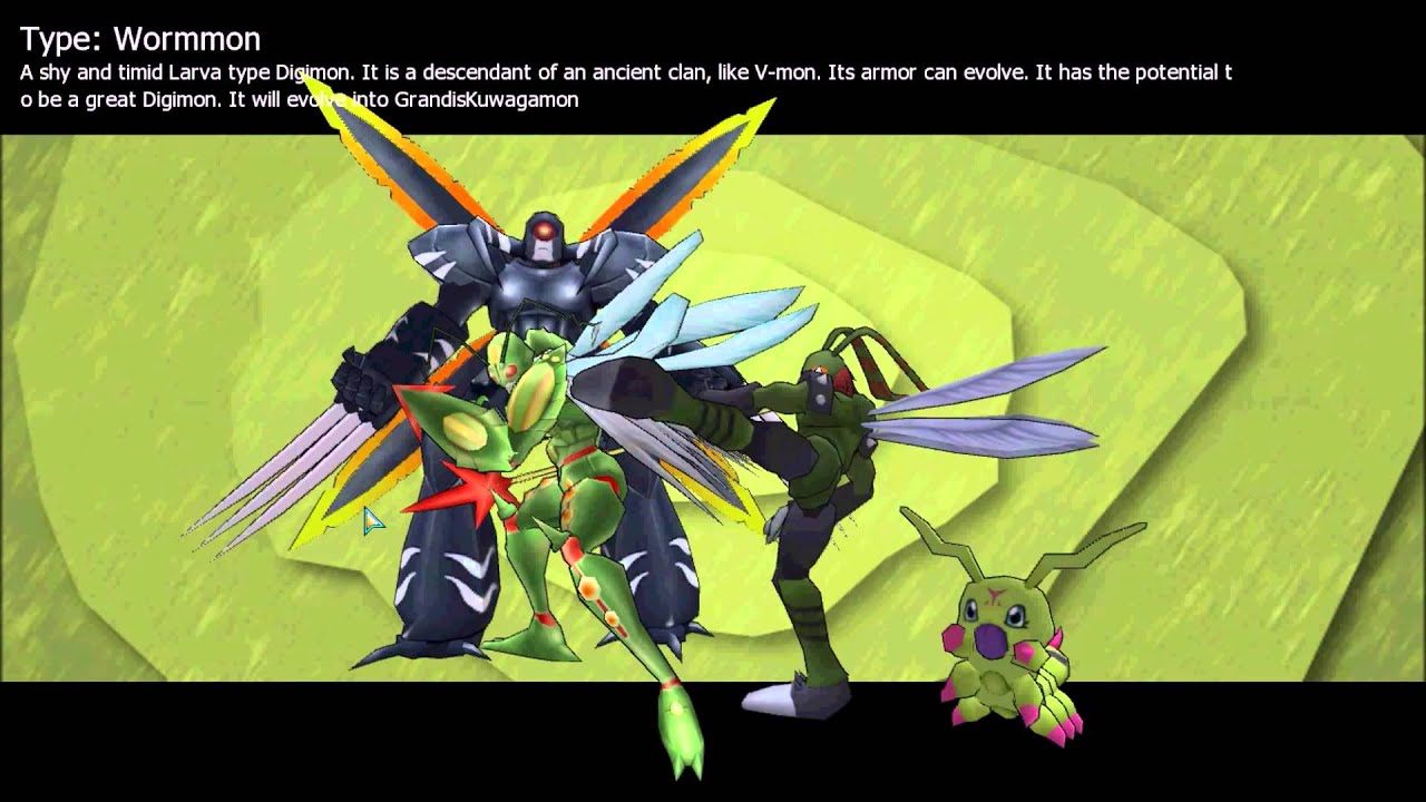 Digimon Masters Online 4/5 Wormmon - YouTube