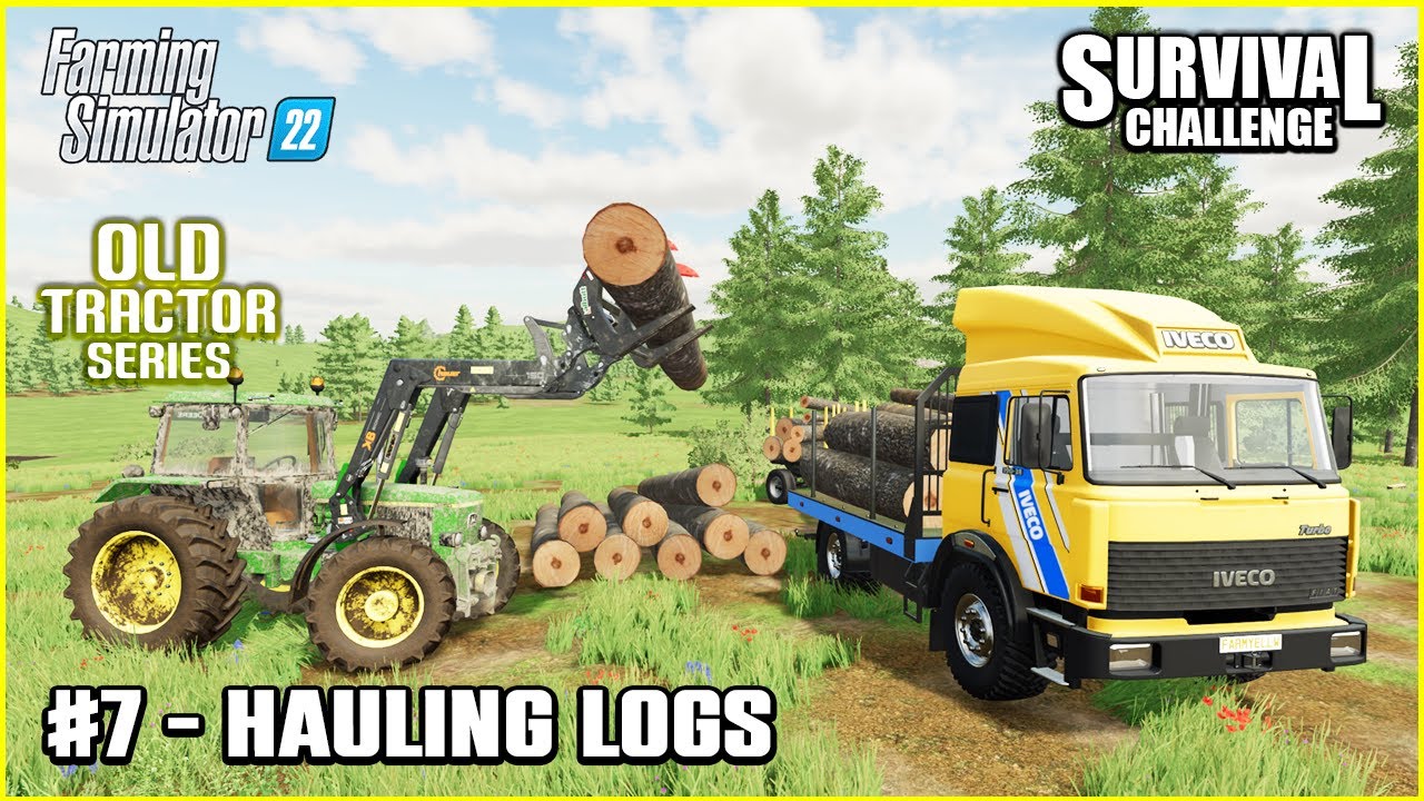 Hauling Logs With New Truck - Old Tractor Series #7 - No Man's Land ...