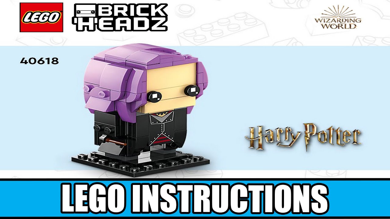 LEGO Instructions | BrickHeadz | 40618 | Kingsley Shacklebolt ...