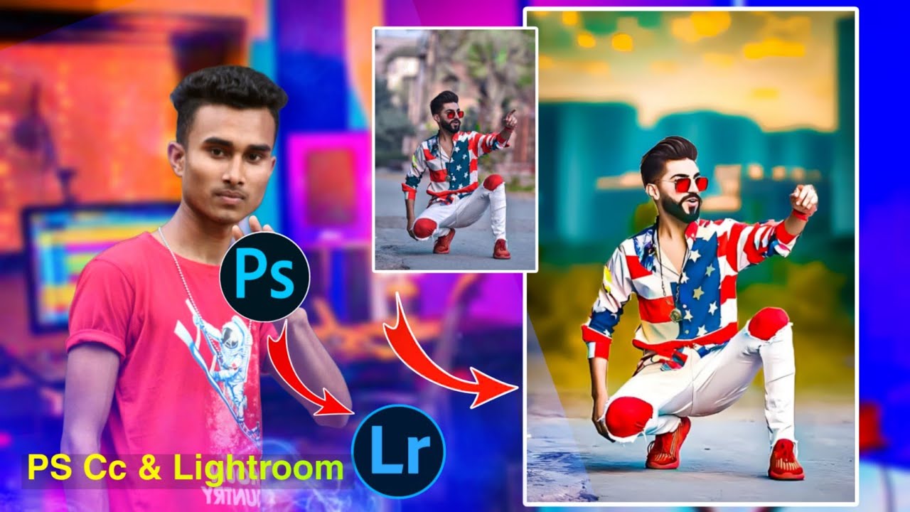 Ps cc Background Change Photo Editing Tutorial In mobile ||Lightroom ...