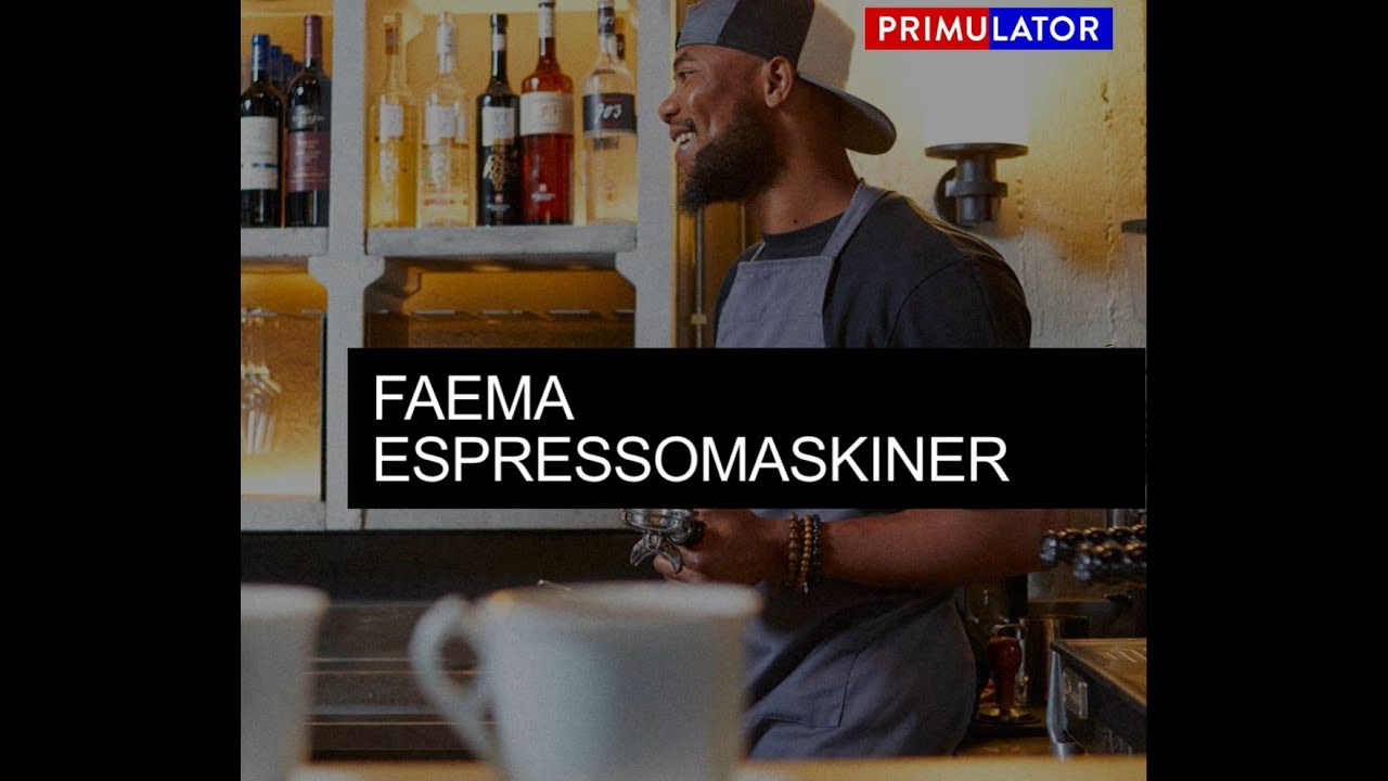 Faema Espressomaskiner Primulator Norge Brand Video 2023 - YouTube