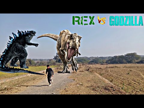 Godzilla Attack Supermassive T-rex #jurassicworlddominion #trexchase # ...