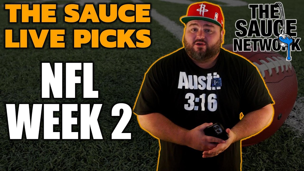 NFL Football Week 2 Live Picks With Kyle Kirms | The Sauce Network ...