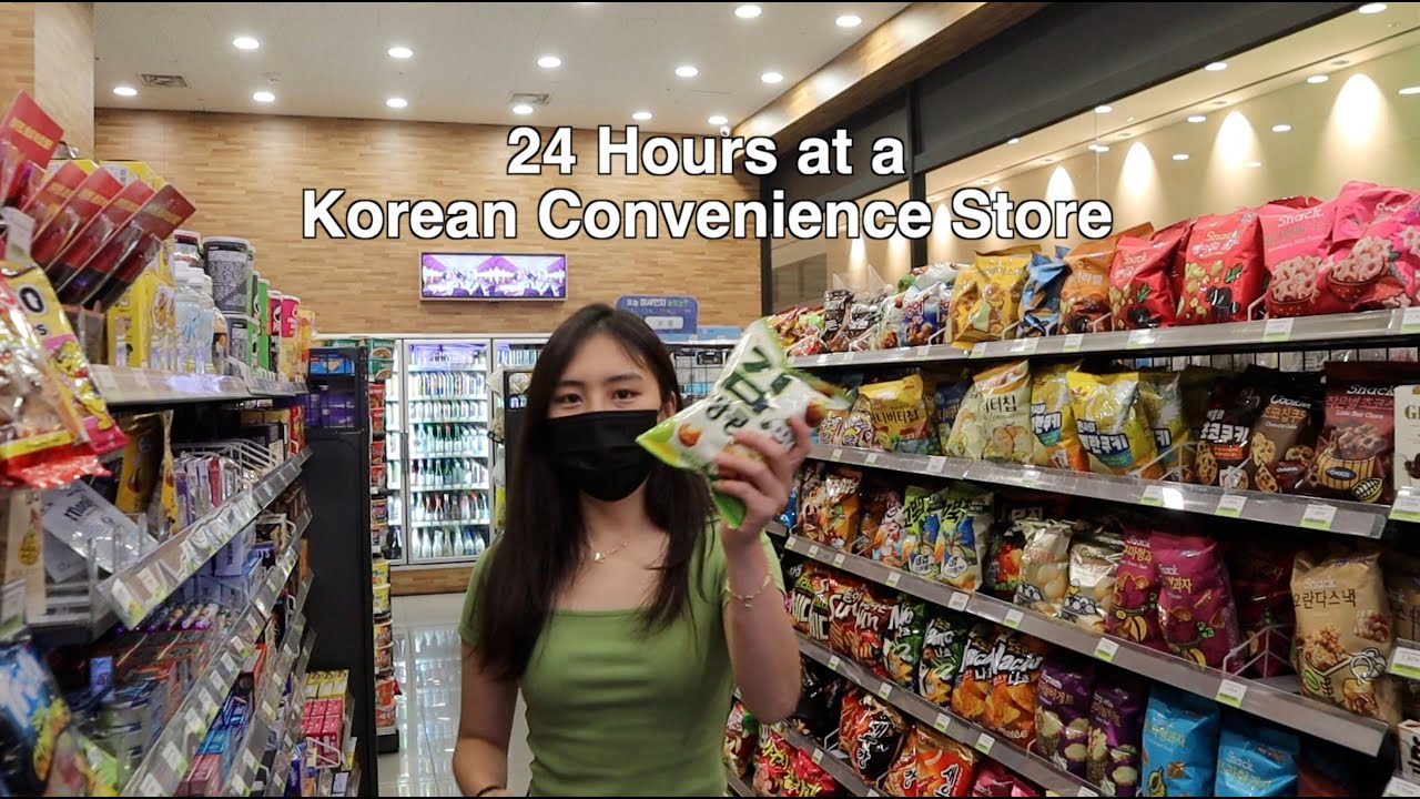 only eating at Korean Convenience stores for 24 hours *so much food ...