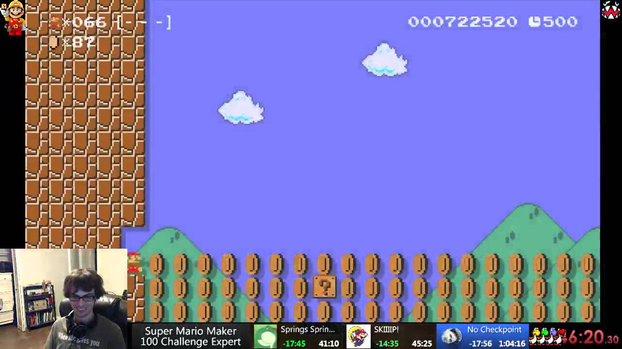 Super Mario Maker -- Follow The Yellow Brick Road - YouTube
