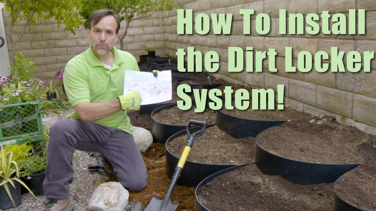 Installing the Dirt Locker® Terrace Gardening System: Landscaping on ...