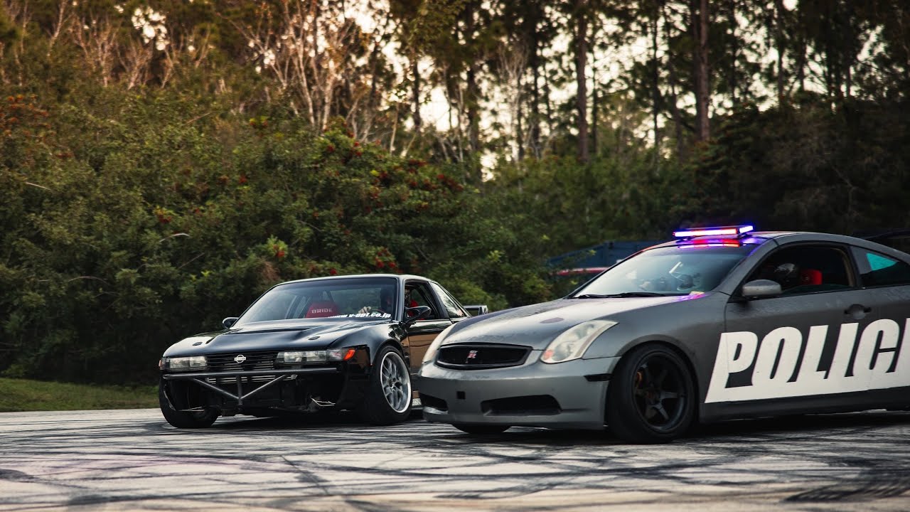 Drifting gets sketchy on the LZ Compound! (Finally testing my car ...