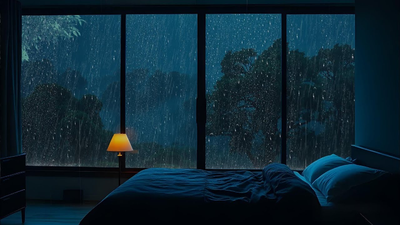 🔴 NATURAL RAIN SOUND for SLEEP, Relaxing & Studying ⛈☔︎︎ Rain sound for ...