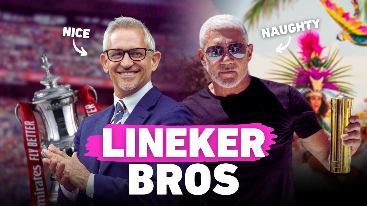 The wild life of Gary Lineker and his naughty brother Wayne - YouTube