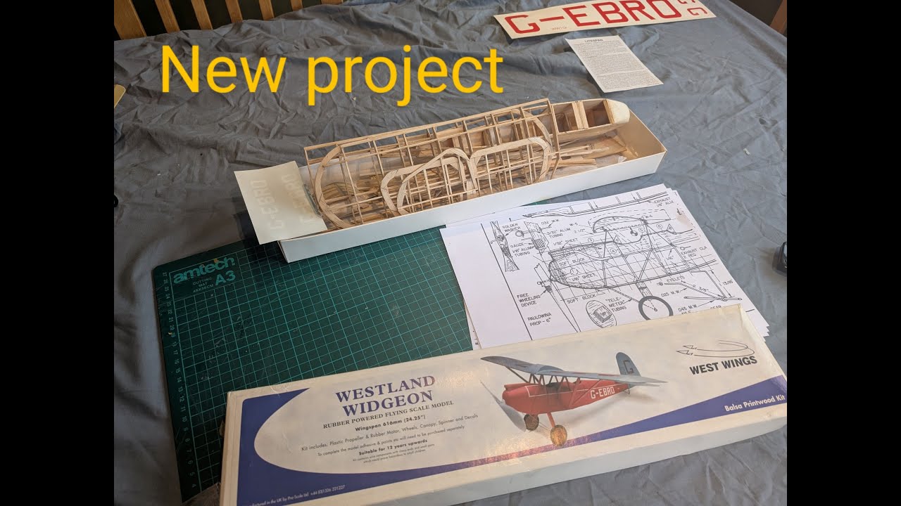 An exciting free flight to RC conversion started. - YouTube