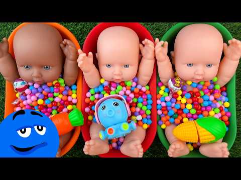 Cute Baby Dolls Bath & Playing Colorful Beads | P 79 | Ghentalin