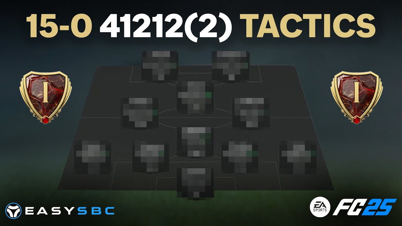 These 4-1-2-1-2 (2) Custom Tactics in FC25 are the new meta?! (Rank 1 ...