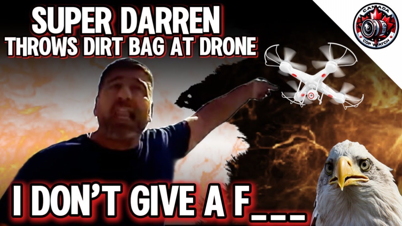 Super Darren Snaps & Tried To TAKE OUT THE DRONE - YouTube