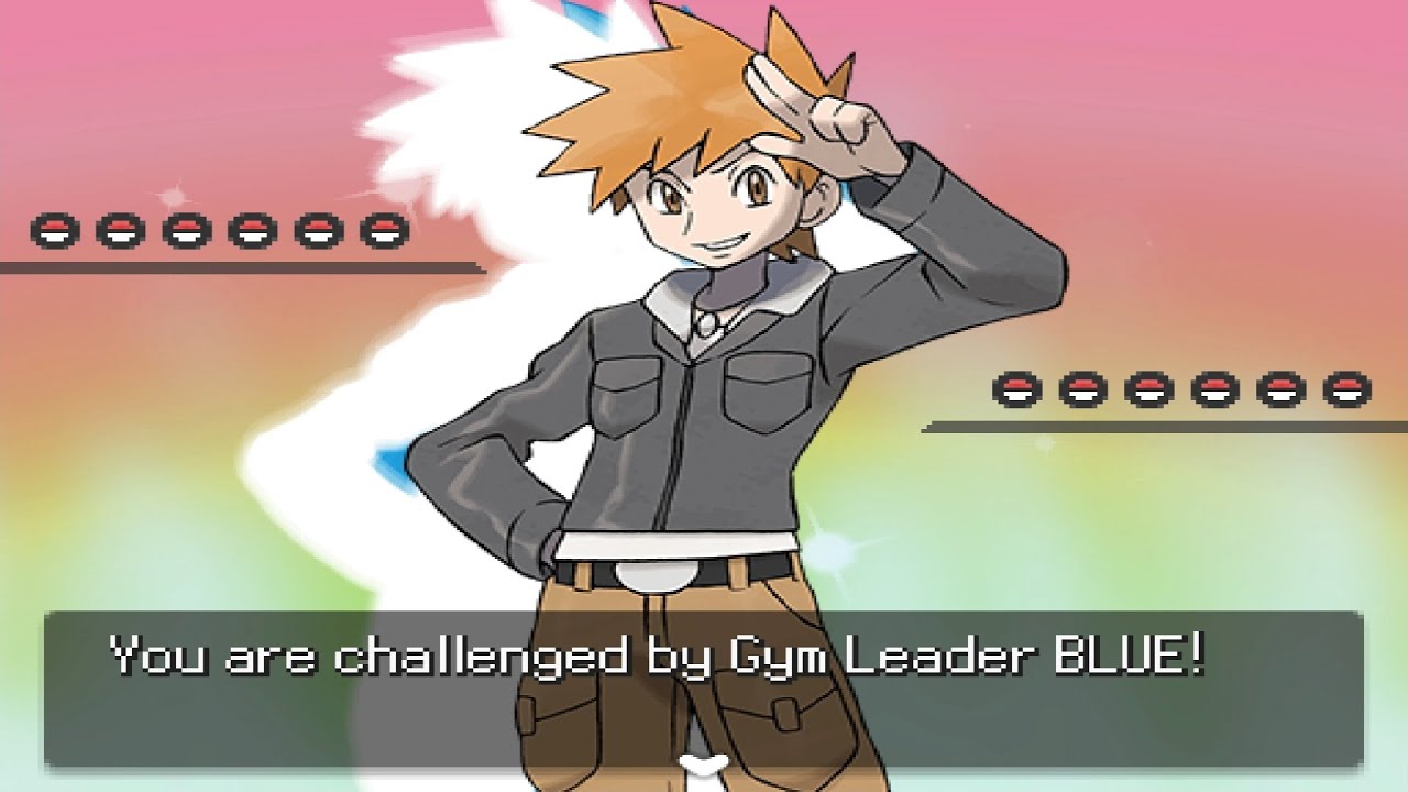 Pokemon Re:union DX - Gym Leader Blue - YouTube