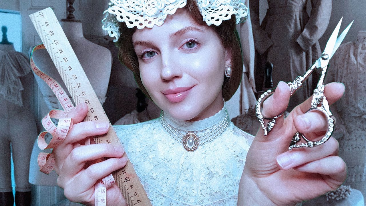 АСМР Снятие Мерок в Ателье Викторианской Эпохи • ASMR Measuring You ...