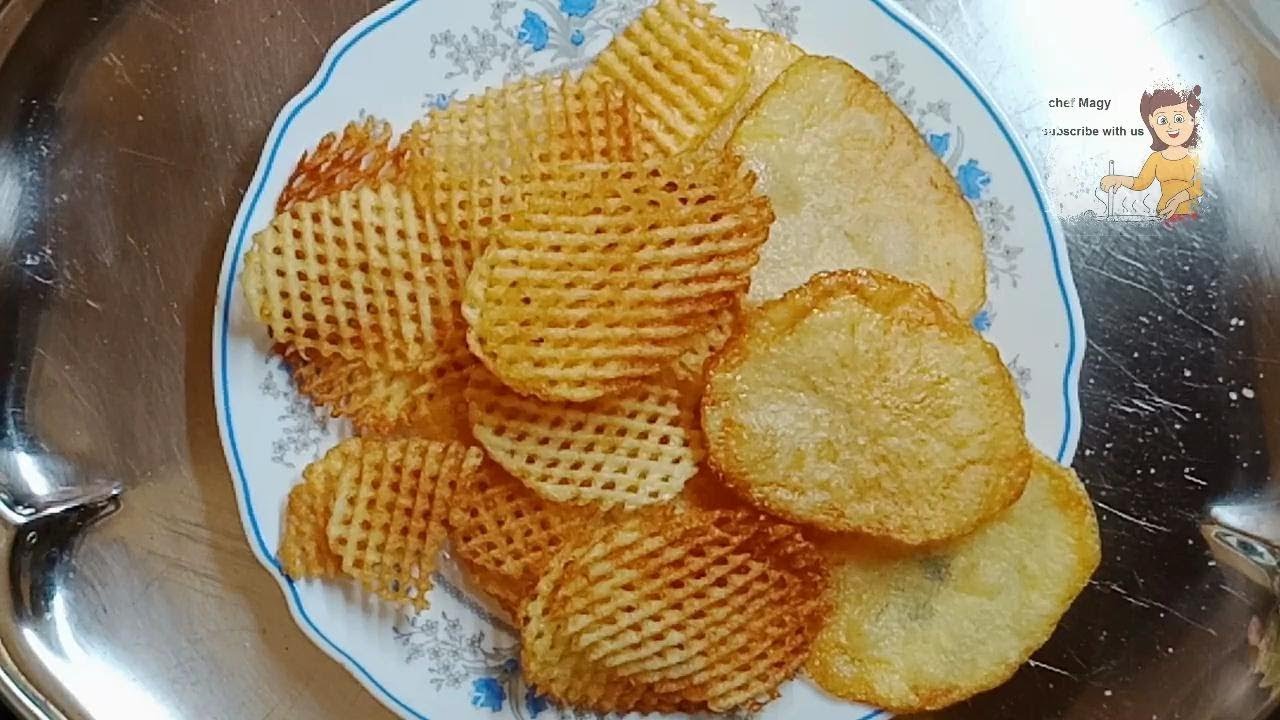 Homemade Salt and Vinegar Potato Chips / learn cooking - YouTube