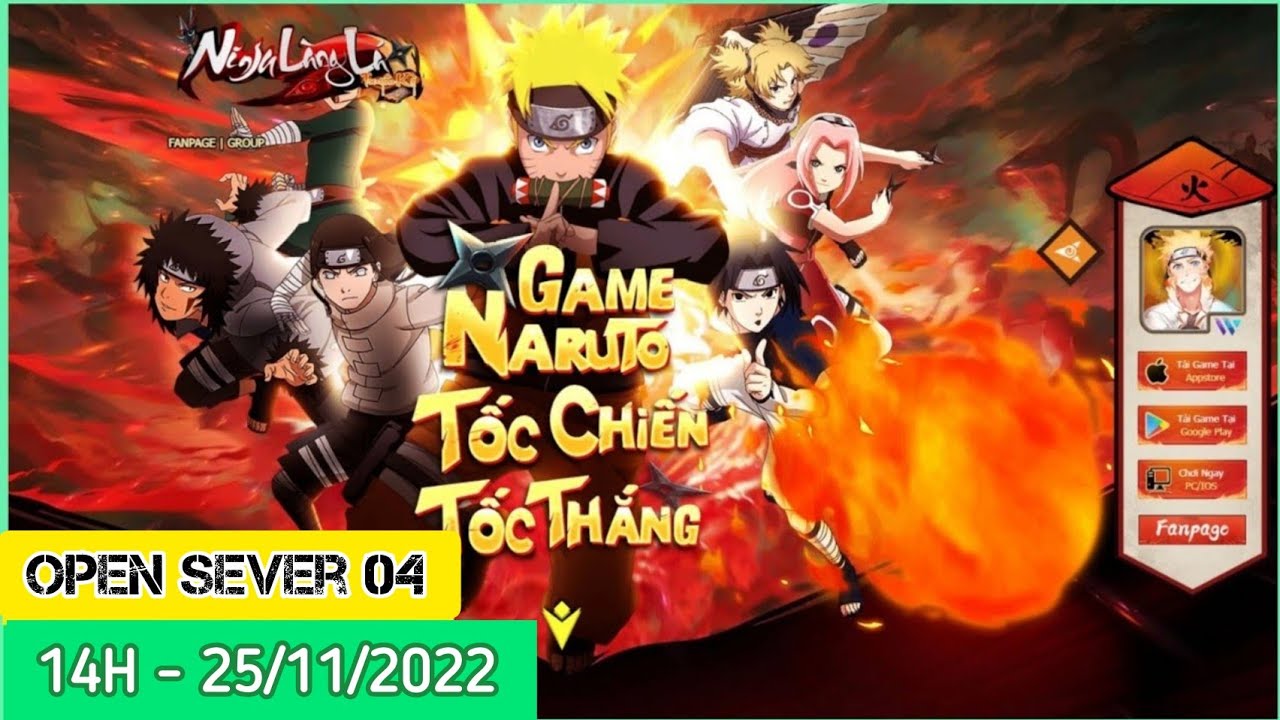 Game Lậu Mobile - Ninja Truyền Thuyết - Tốc Chiến - Open Sever 04 - 14H ...