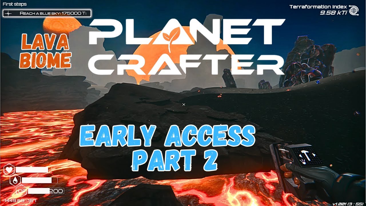 EXOTIC Resources--BETTER Base Place and LAVA BIOME --The Planet Crafter ...