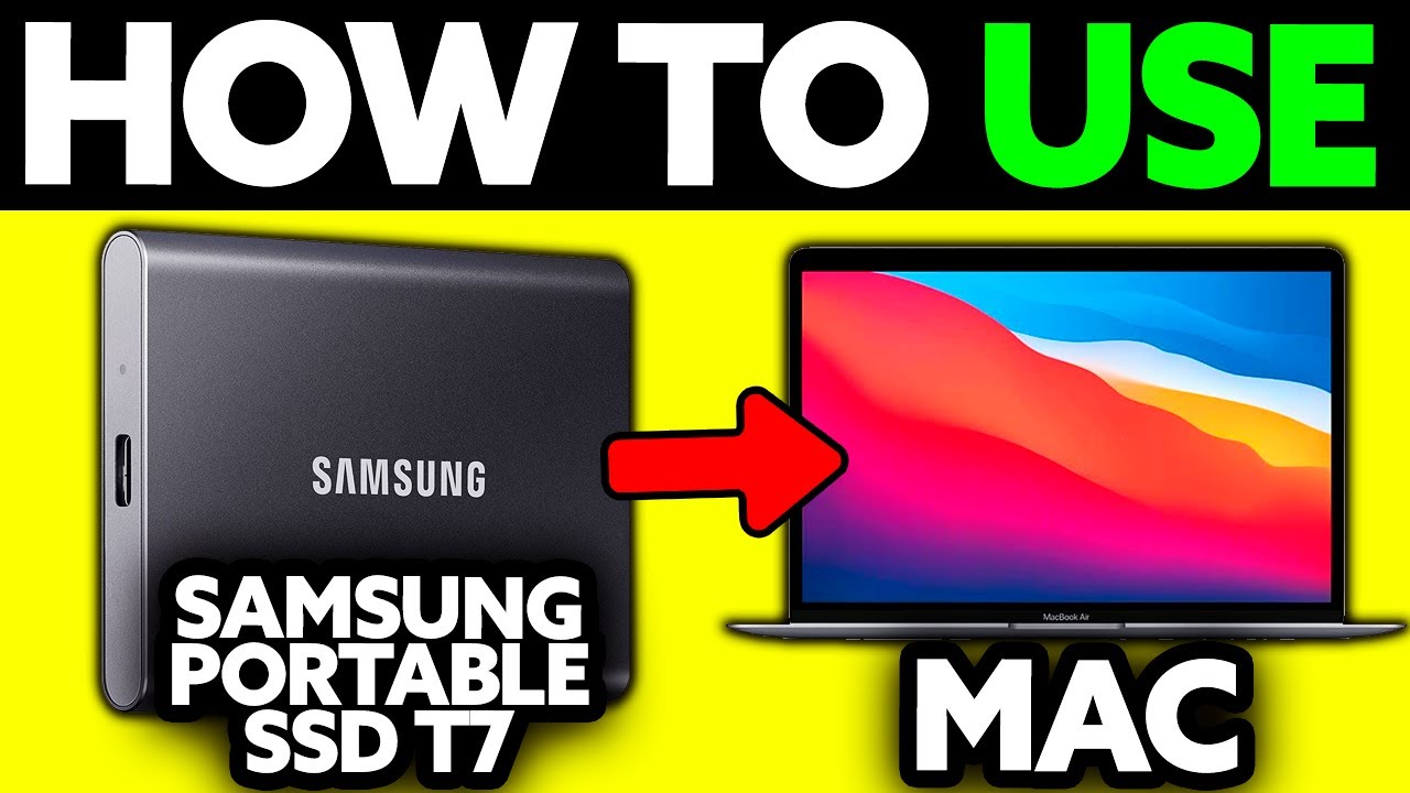 How To Use Samsung Portable SSD T7 on Mac (2025) - Step by Step - YouTube