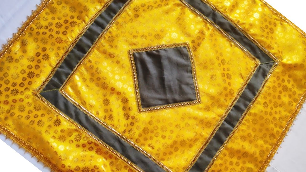 DIY Puja Chauki Tray Cover Design - Easy & Affordable - YouTube