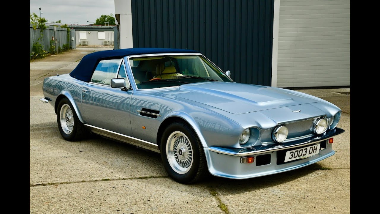 Aston Martin V8 Vantage Volante - YouTube