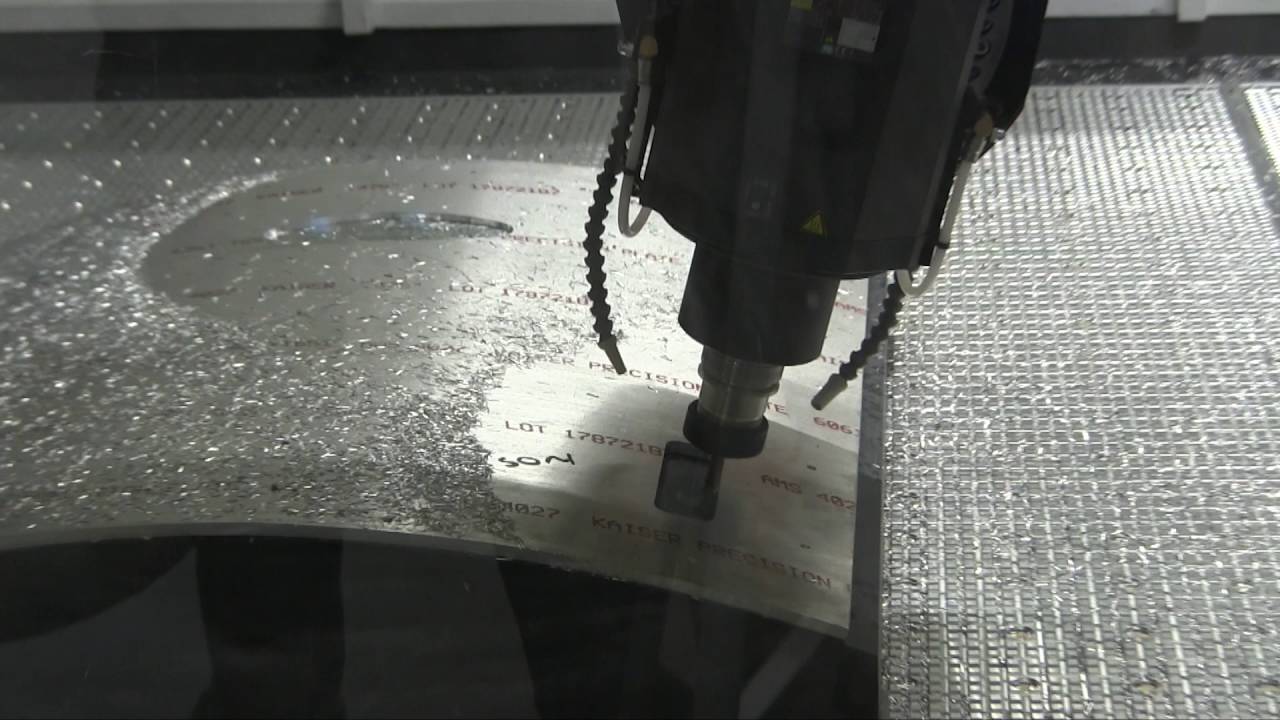 Compact High Rail CNC Machining Center - Aluminum Hatch Demo - YouTube