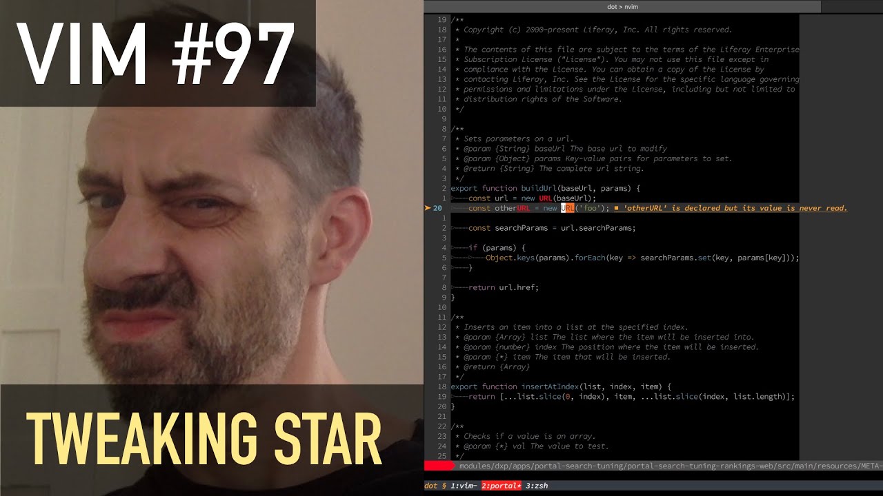 Vim #97: Tweaking star - YouTube
