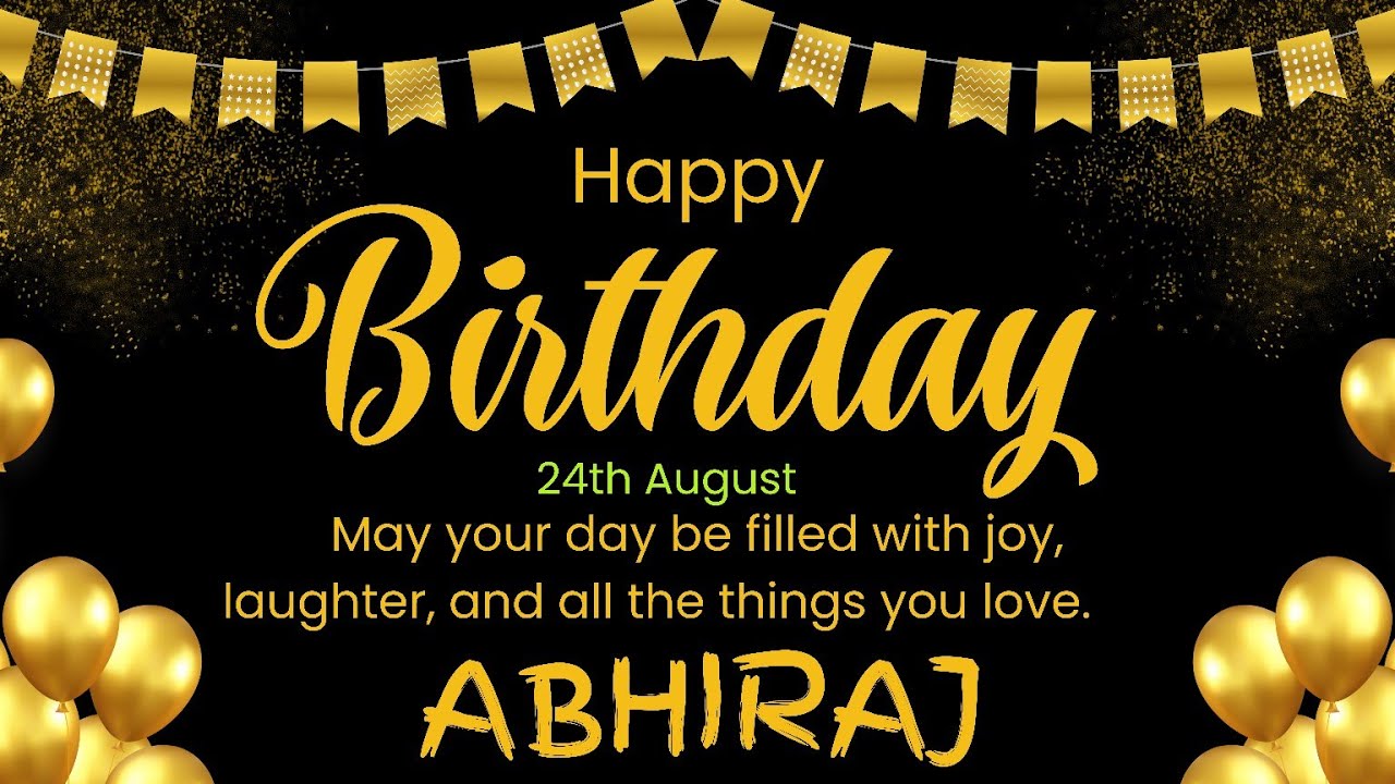Happy Birthday || #birthday || Happy birthday to Abhiraj #abhiraj # ...