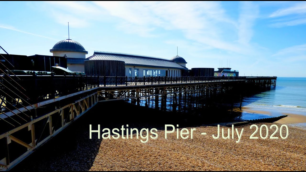 Hastings Pier on July 12th 2020 - by the seaside on a glorious day ...