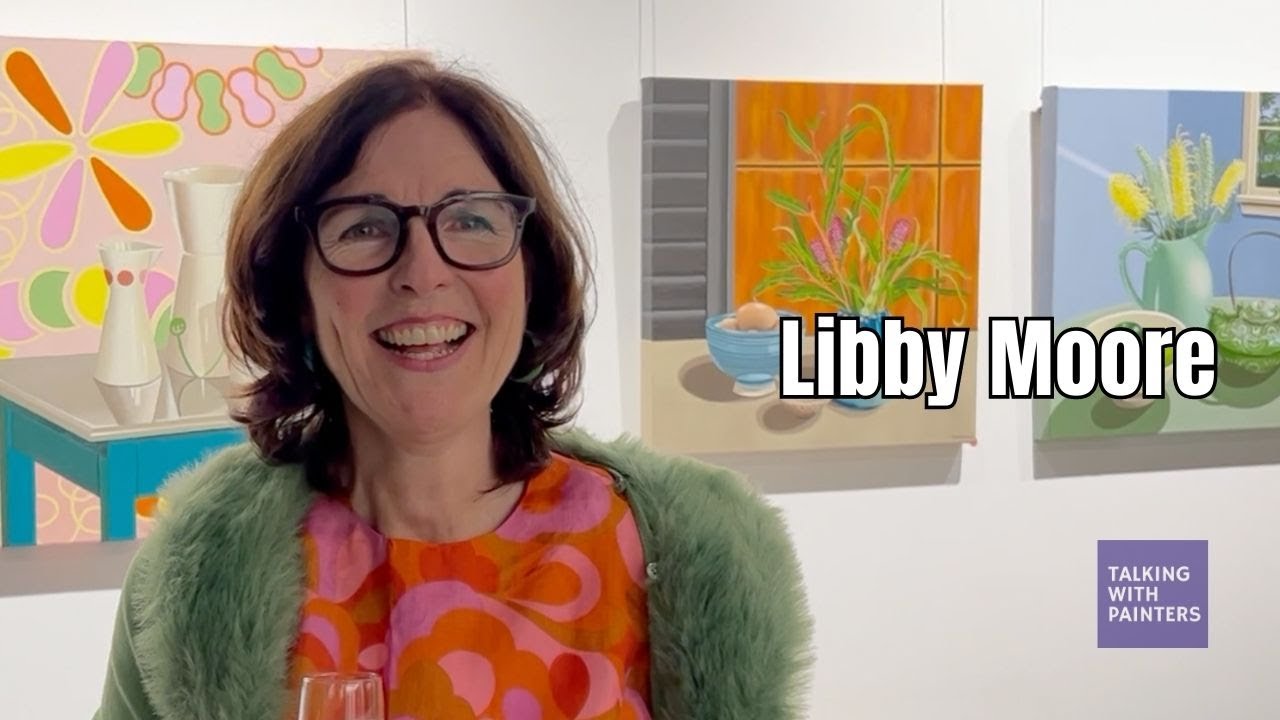 Libby Moore talks with Maria Stoljar at Ditty Wheels Gallery - YouTube