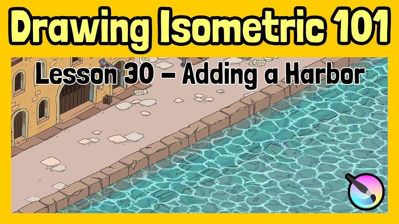 Lesson 30 - Drawing a harbor - YouTube