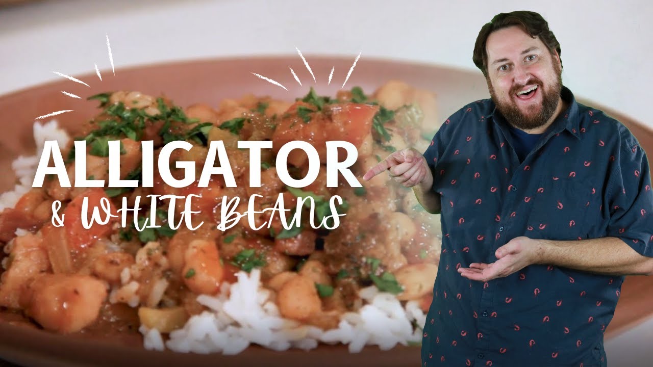 How to cook ALLIGATOR & white beans with Jay Ducote - YouTube