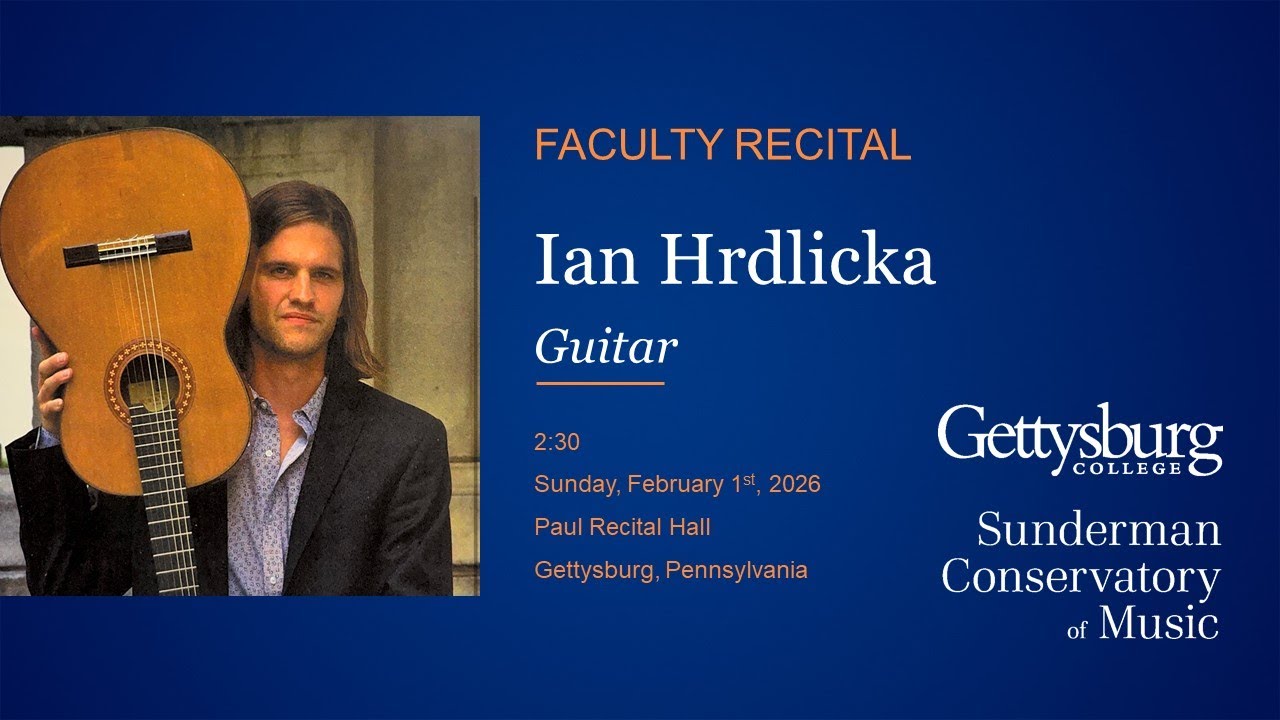 Faculty Recital: Ian Hrdlicka, Guitar - YouTube